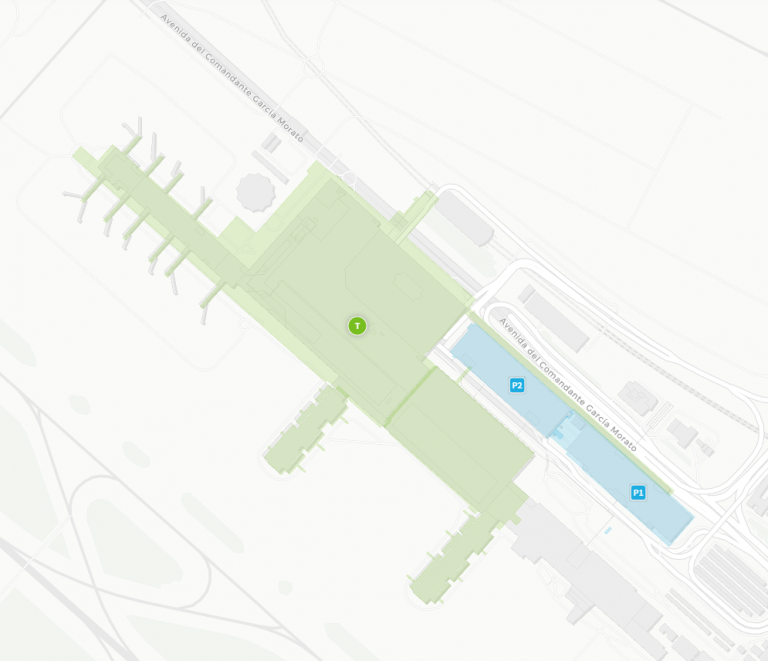 Malaga Airport Map - Marbesol